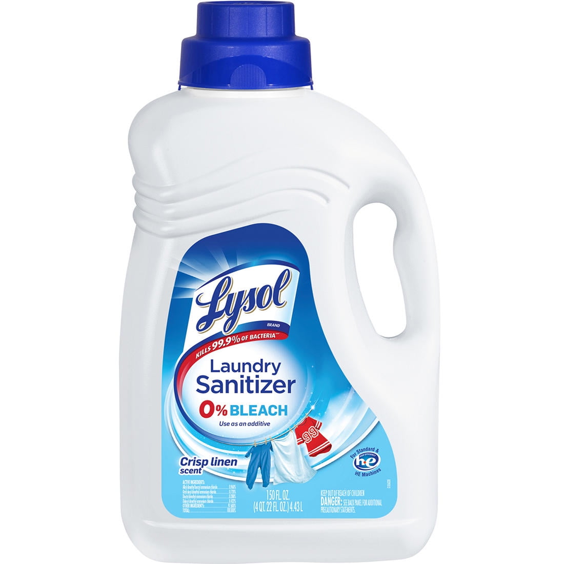 Lysol Laundry Sanitizer, 150 Fluid Ounce - Walmart Business Supplies