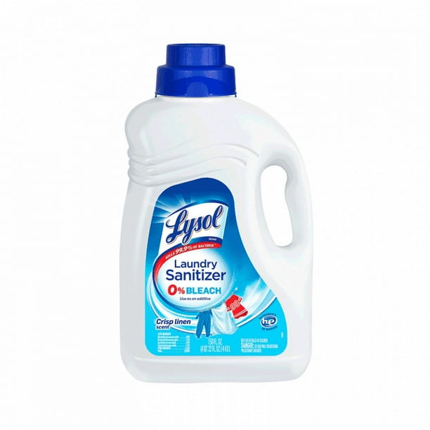 Lysol Laundry Sanitizer Additive, Crisp Linen (150 fl. oz.) - Walmart ...
