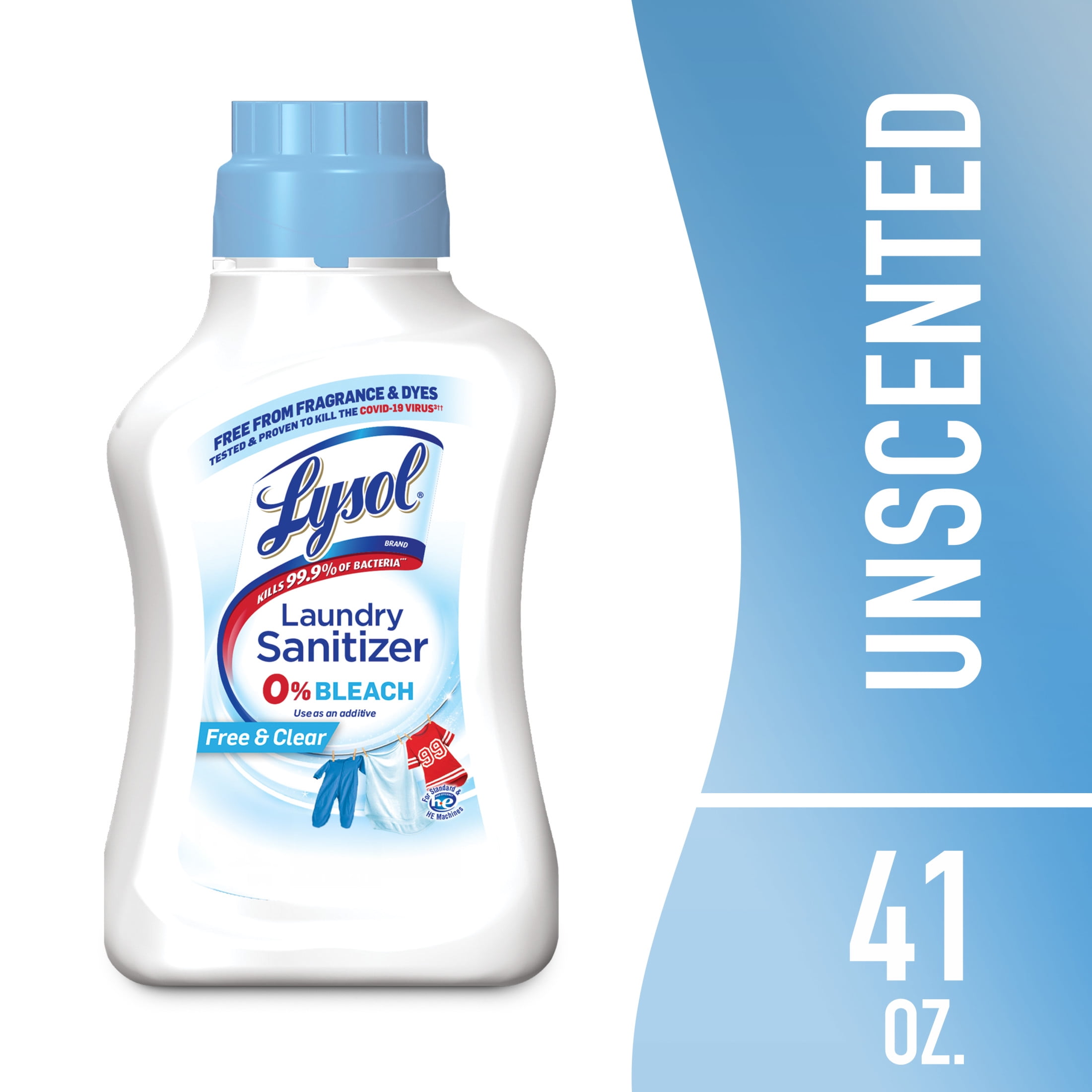 Lysol Laundry Sanitizer Additive 41 oz Unscented Odor Eliminator for ...