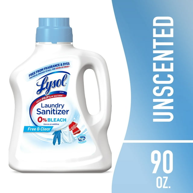 Lysol Rinse Cycle Laundry Sanitizer Additive, Odor Eliminating for ...