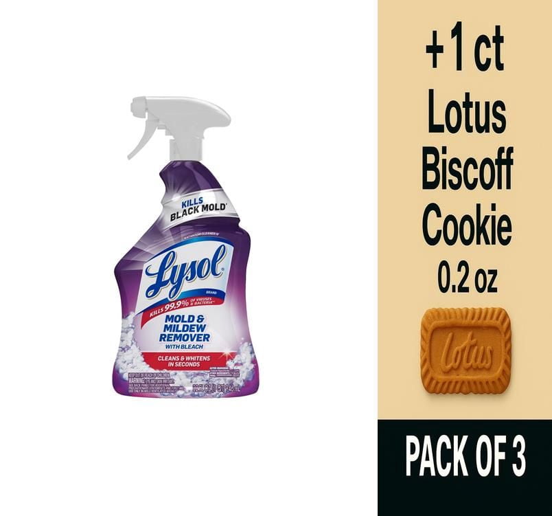 Lysol Mold and Mildew Remover Bathroom Cleaning Spray, Soap Scum and ...