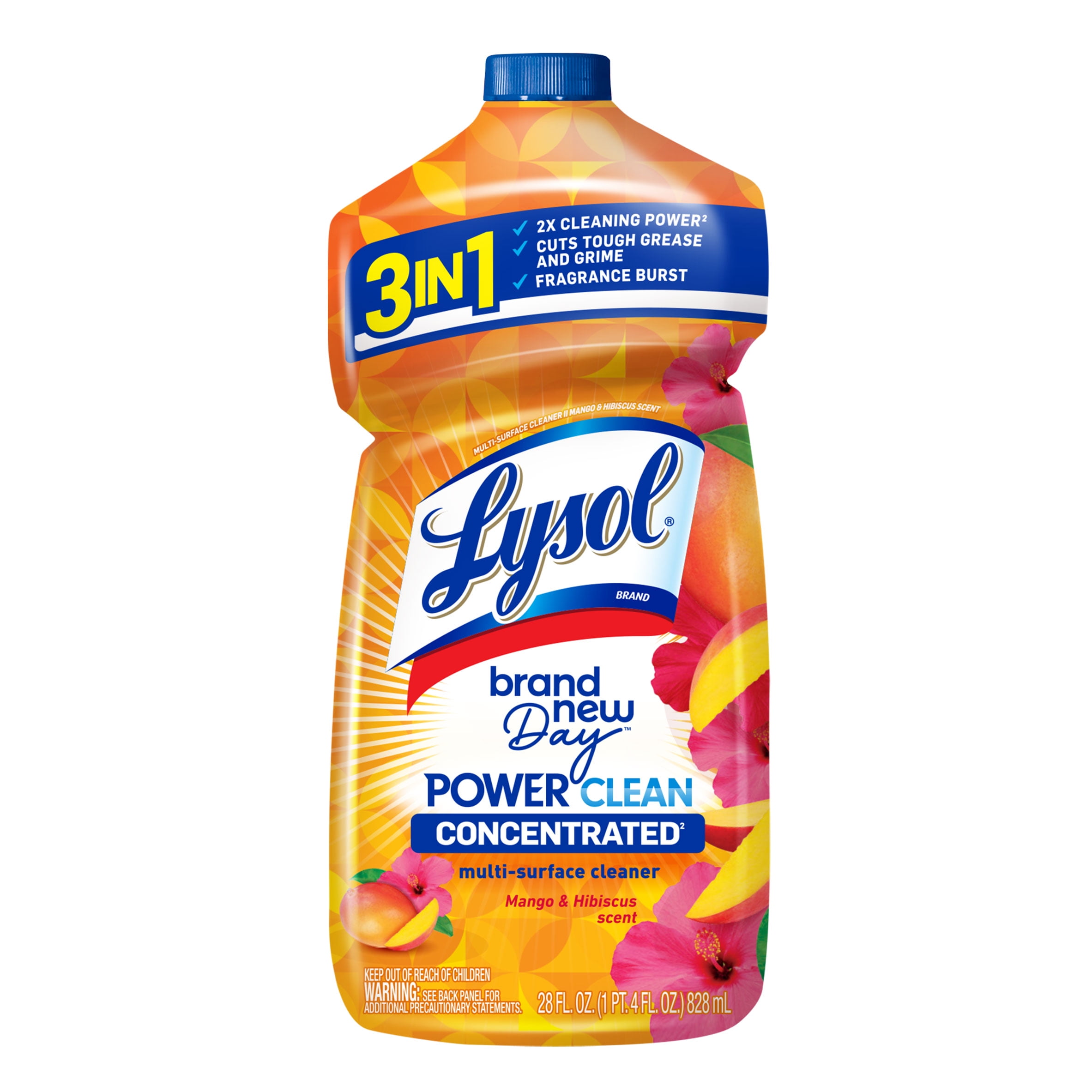 LYSOL® Multi-Surface Cleaner - Pourable Brand New Day™ Mango & Hibiscus ...