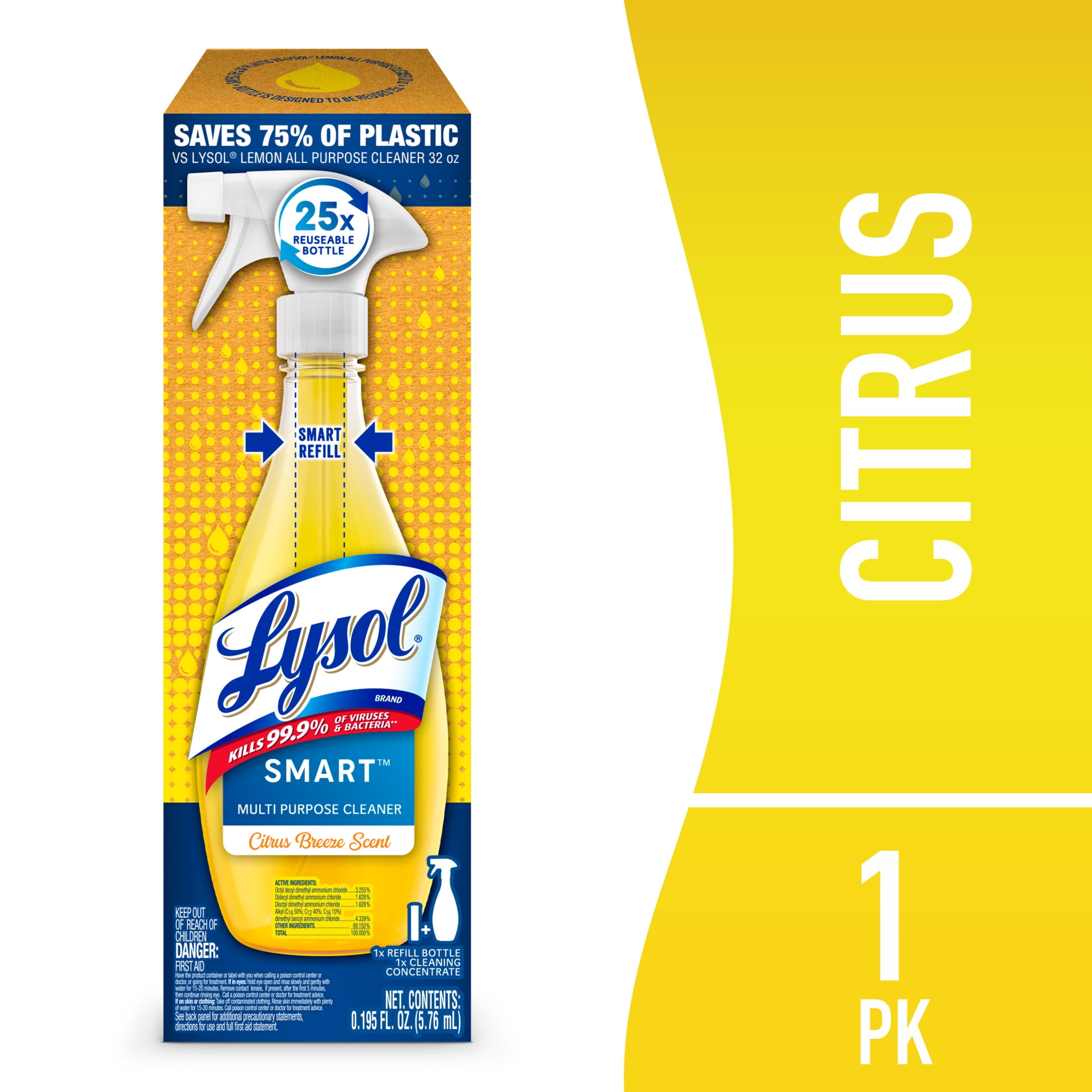 Lysol Smart Multi-Purpose Cleaner - Citrus Breeze Nepal | Ubuy