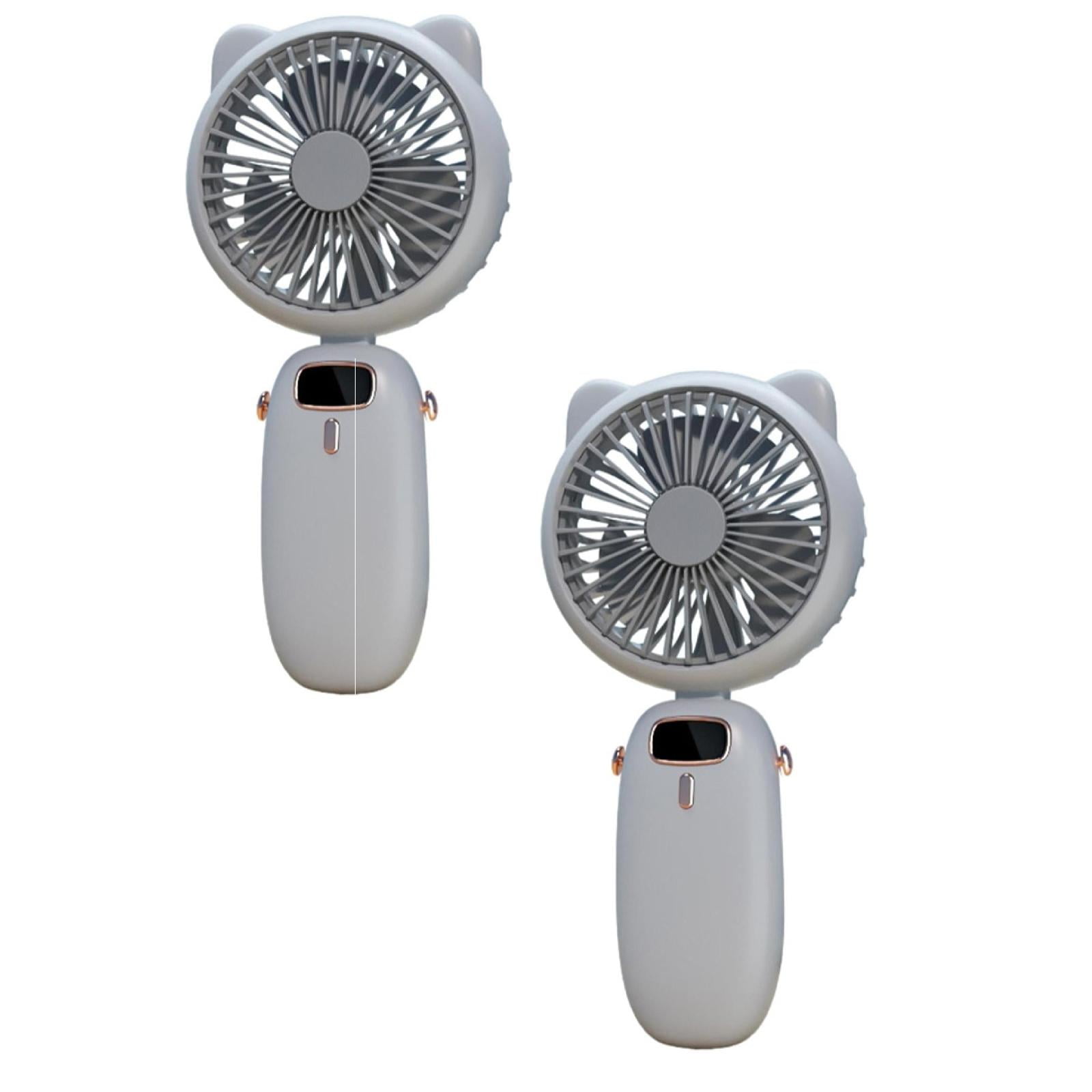 Lystmrge Fans That Blow Cold Air 2 Pack Handheld Fan Mini Usb Charging ...