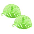 Lystmrge Hair Catcher Washer Machine Buckle Type Leaf Shaped Drain