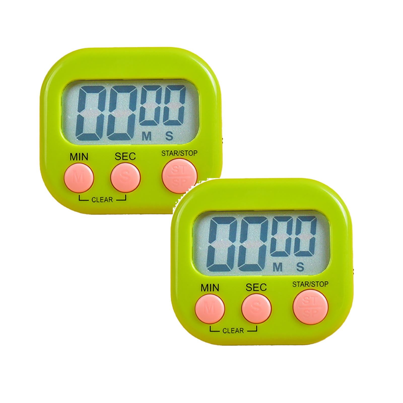 Lystmrge Large Button Kitchen Timer 2 Pack 1Piece Multi Function ...