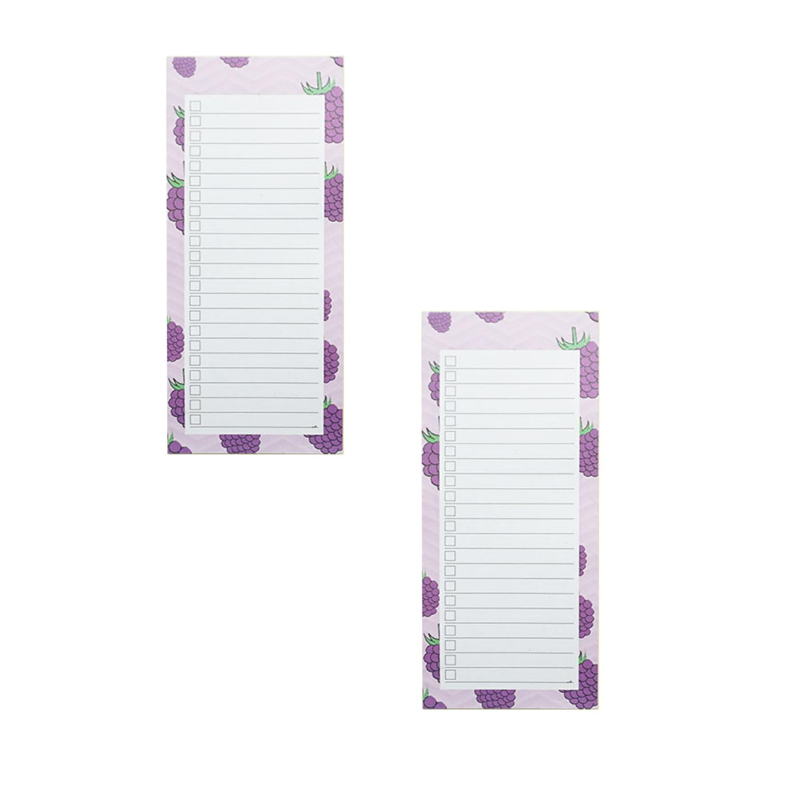 Lystmrge Plastic Prong Folders 2 Pack Tearable Memo Book Small Notebook ...