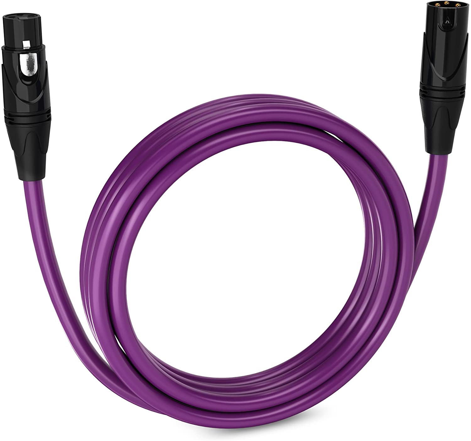 LyxPro 10 feet Microphone XLR Cable, Male to Female, 3 Pin Mic Cable ...