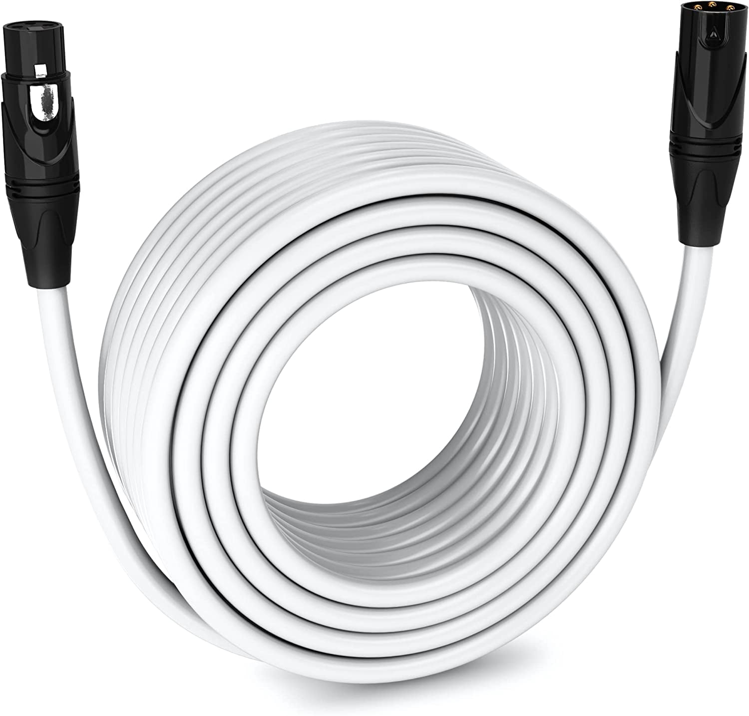 LyxPro 150 feet Microphone XLR Cable, Male to Female, 3 Pin Mic Cable ...