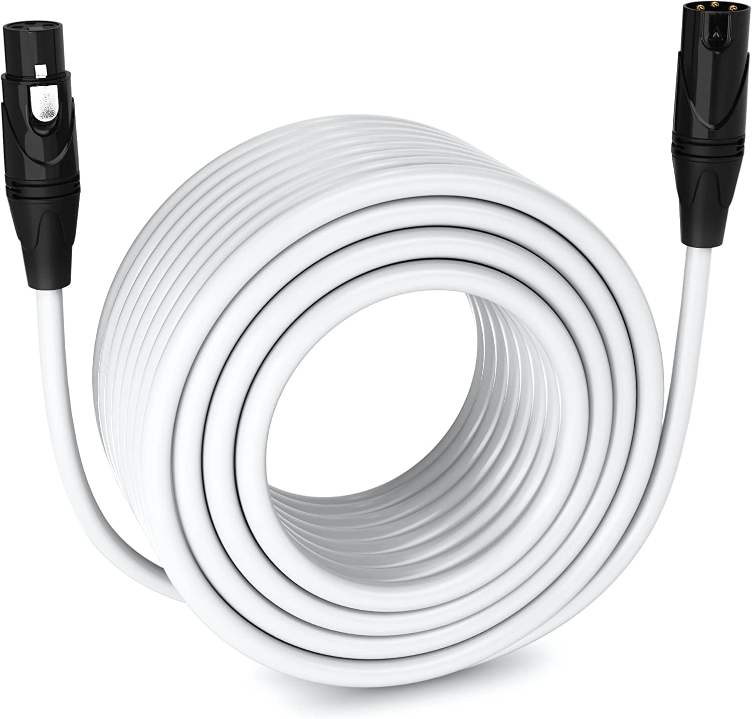 LyxPro 200 feet Microphone XLR Cable, Male to Female, 3 Pin Mic Cable ...