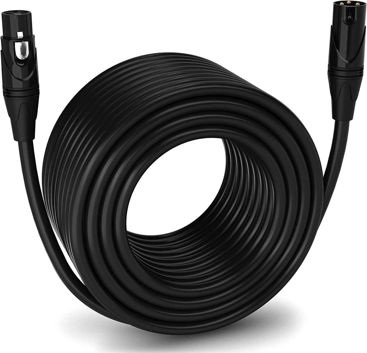 LyxPro 250 feet Microphone XLR Cable, Male to Female, 3 Pin Mic Cable ...