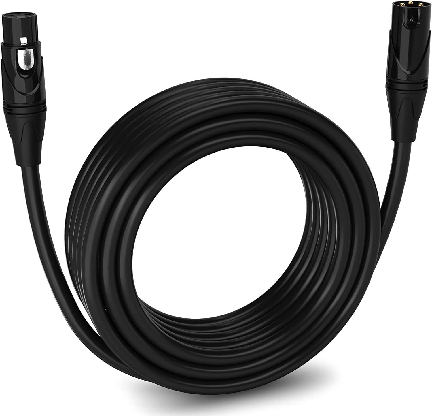 LyxPro 50 feet Microphone XLR Cable, Male to Female, 3 Pin Mic Cable ...