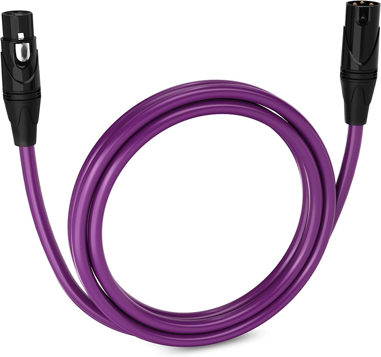 LyxPro 6 ft Balanced XLR Cable, Male to Female, 3 Pin Microphone Cable ...