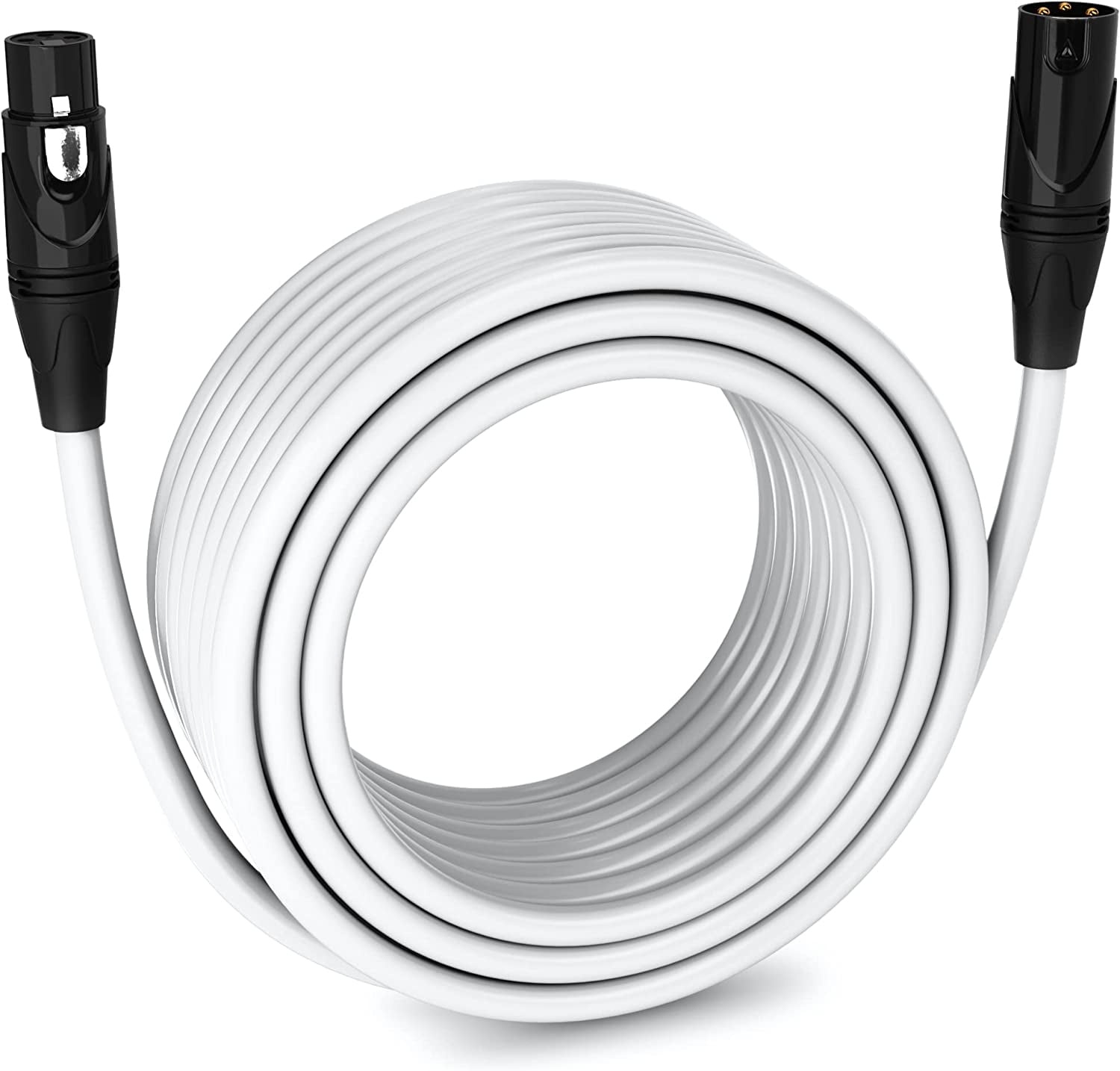 LyxPro 75 feet Microphone XLR Cable, Male to Female, 3 Pin Mic Cable ...