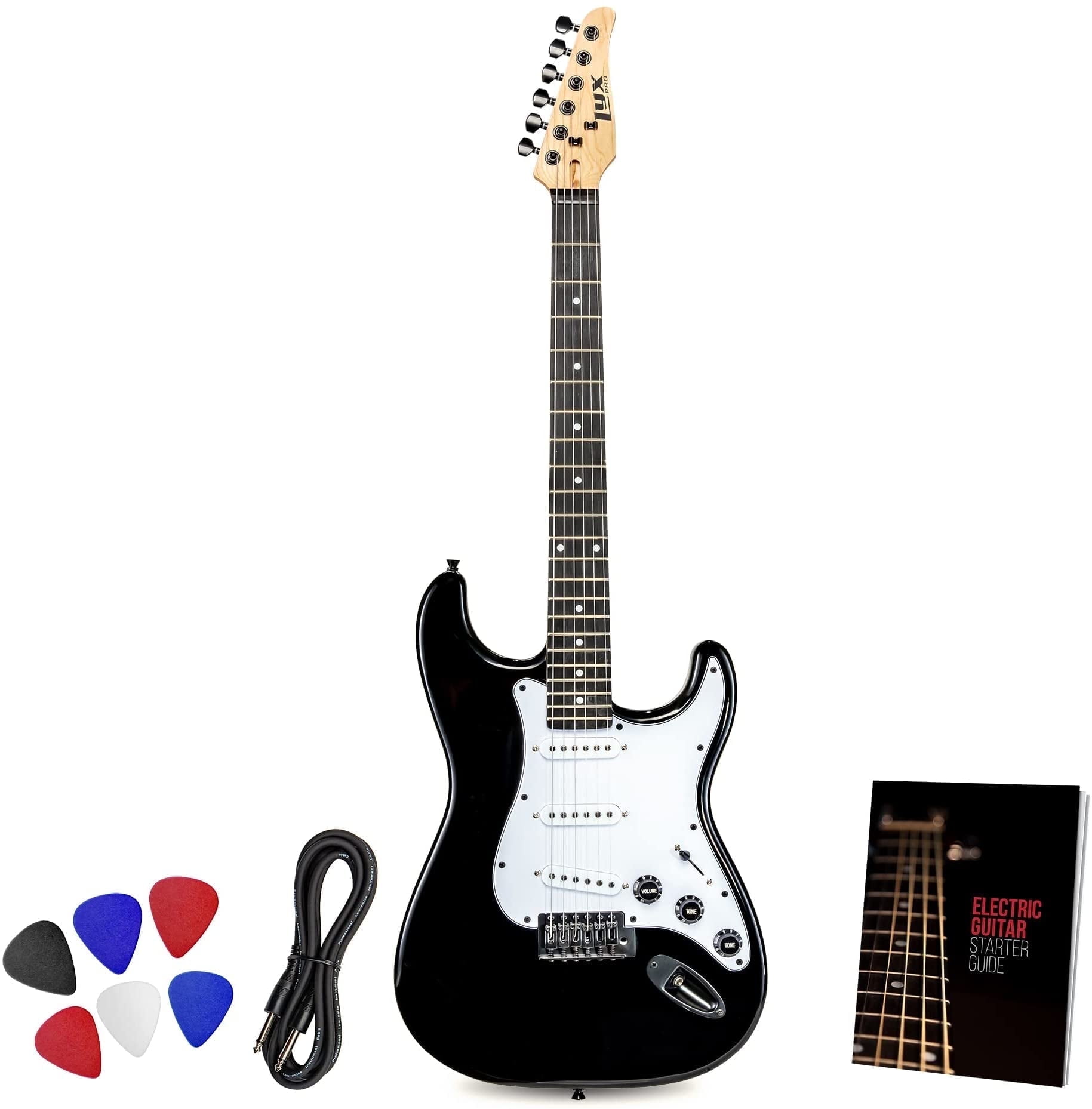 LyxPro CS 39” Beginner Electric Guitar & Electric Guitar Accessories ...