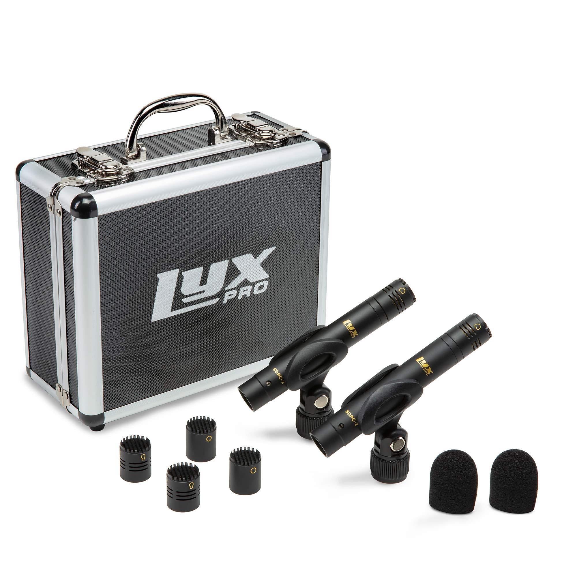 LyxPro SDPC-2 Pencil Condenser Microphones, Stereo Pair for Home Studio ...
