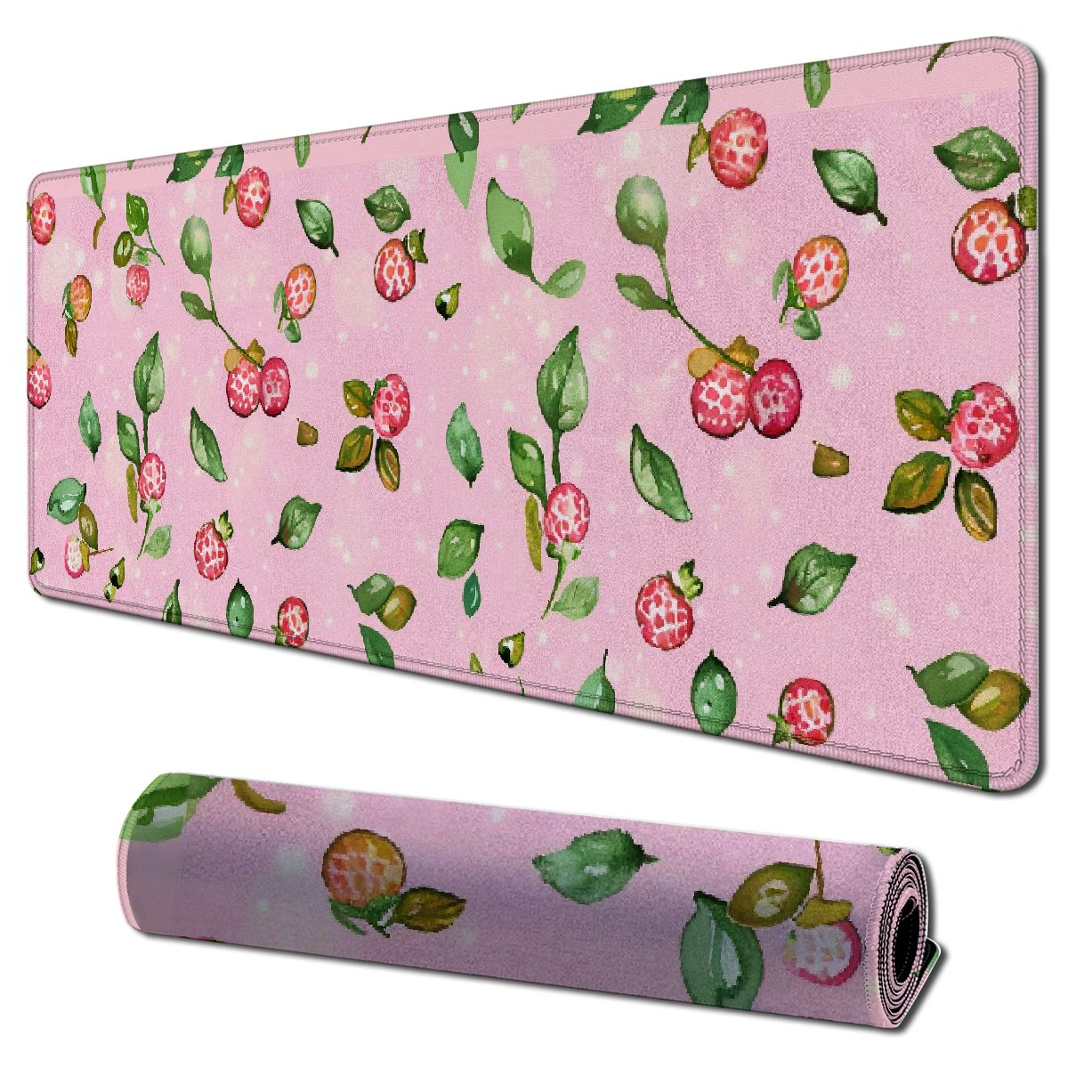 Lzatpd Large Mouse Pad Cute Strawberry Pink Extended Gaming Mouse Pad ...