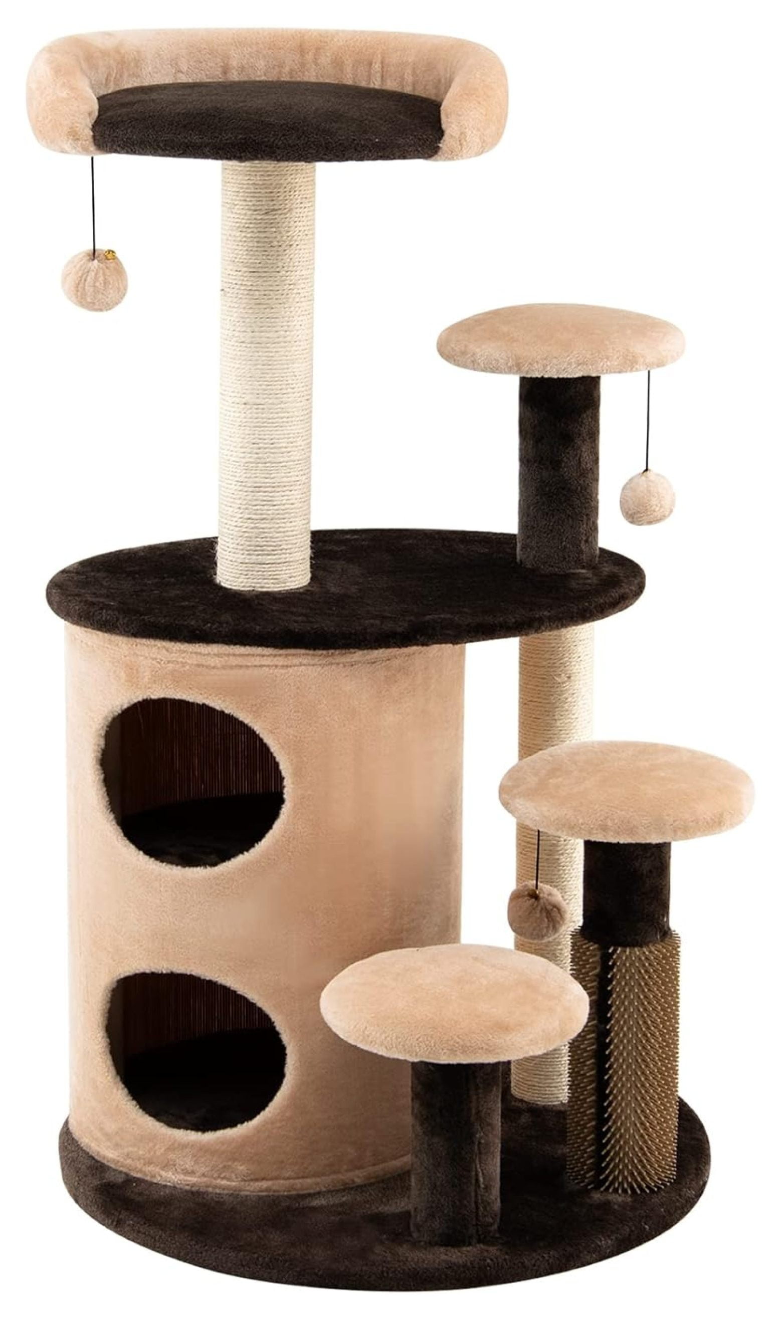 LzerLyh 40 Inch Cat Tree for Indoor Cats, Multi-Level Cat Tower with 2 ...