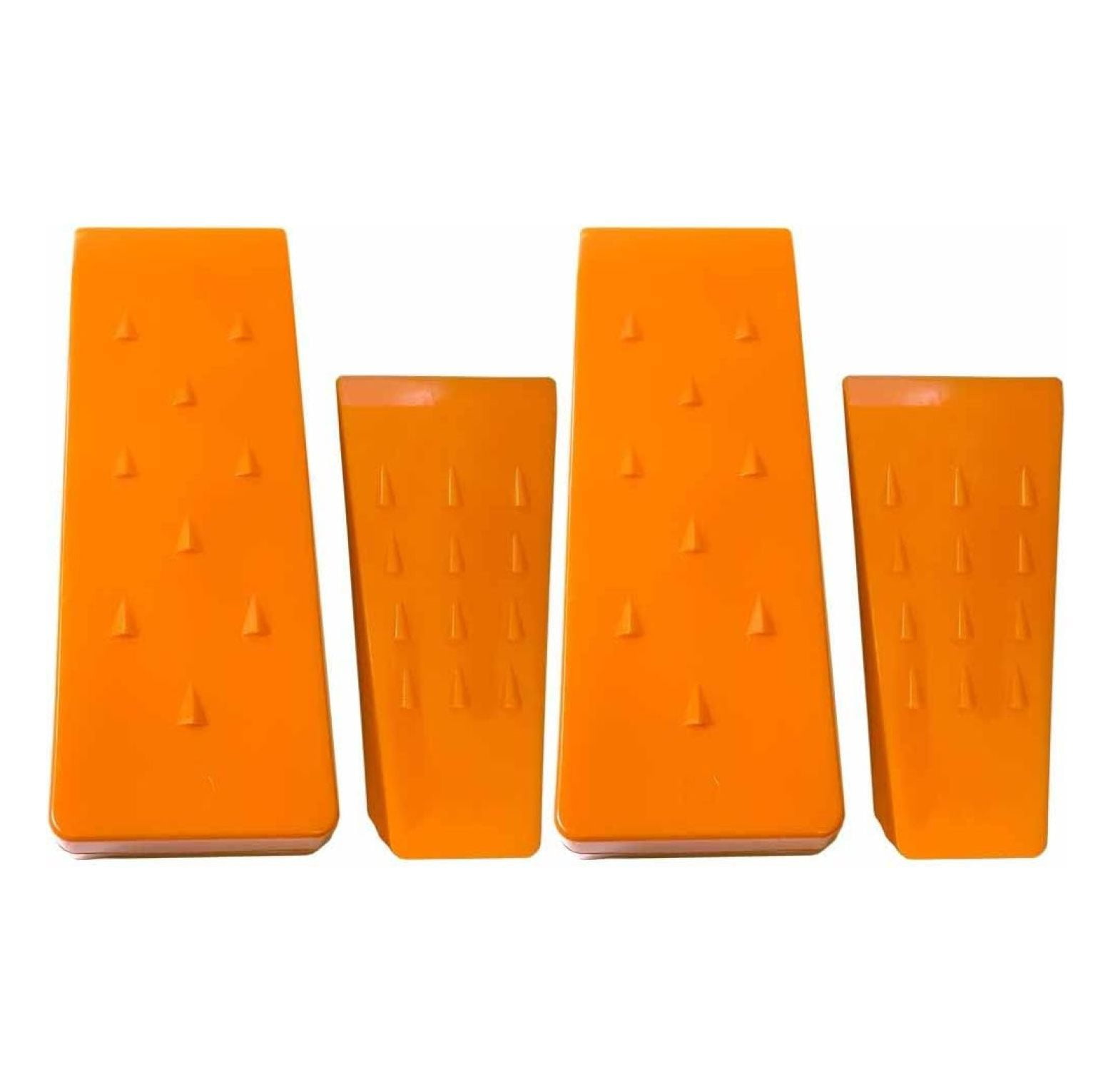 LzerLyh 4Pk 5.5" and 8" Tree Felling Wedge with Spikes Made in The USA ...