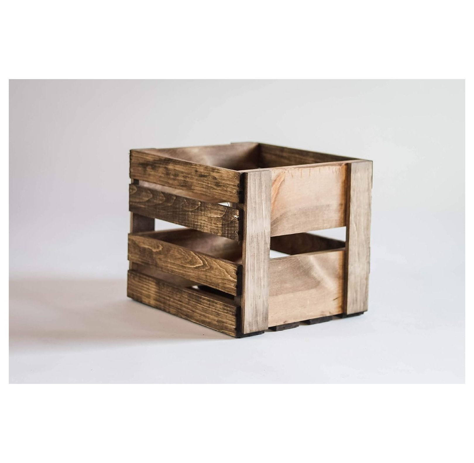 LzerLyh 78 RPM Vinyl Record Storage Wood Crate - Walmart.com