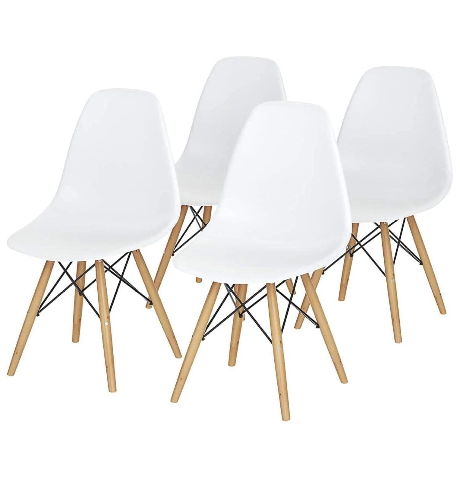 LzerLyh Dining Room Chairs Set of 4, Modern Century Kitchen Chair with ...