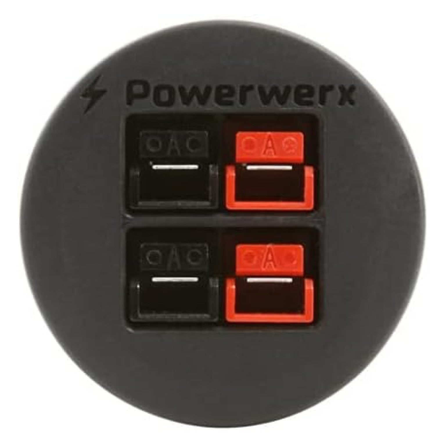 LzerLyh Powerwerx Panel Mount Housing for Two Anderson Powerpole ...