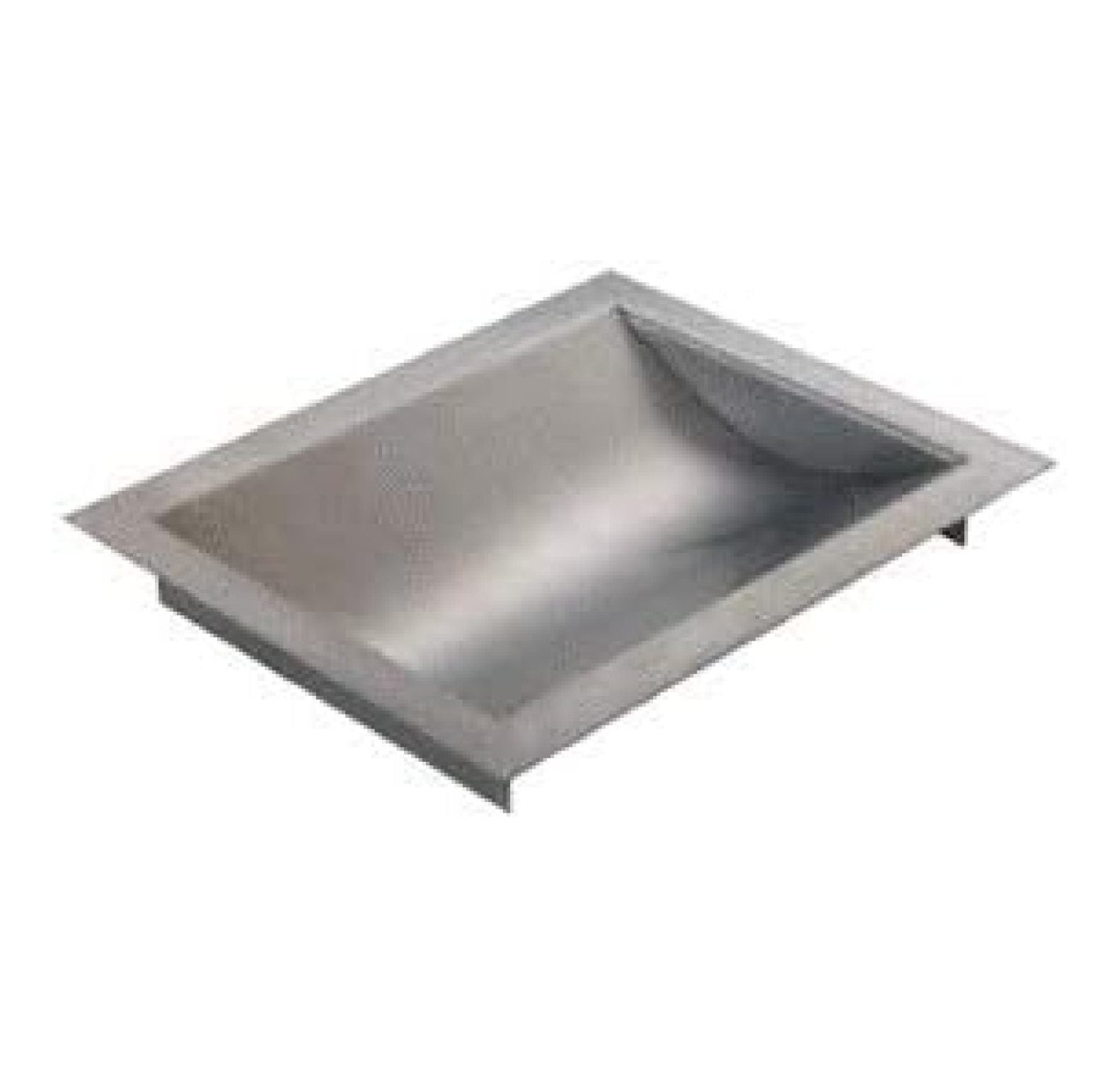 LzerLyh Standard 12" Wide X 10" Deep X 1-9/16" High Brushed Stainless ...