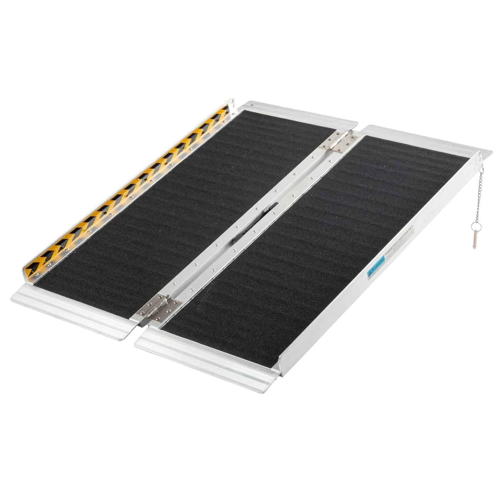 LzerLyh Wheelchair Ramp 3FT Long Non-Slip Aluminum Folding Handicap ...