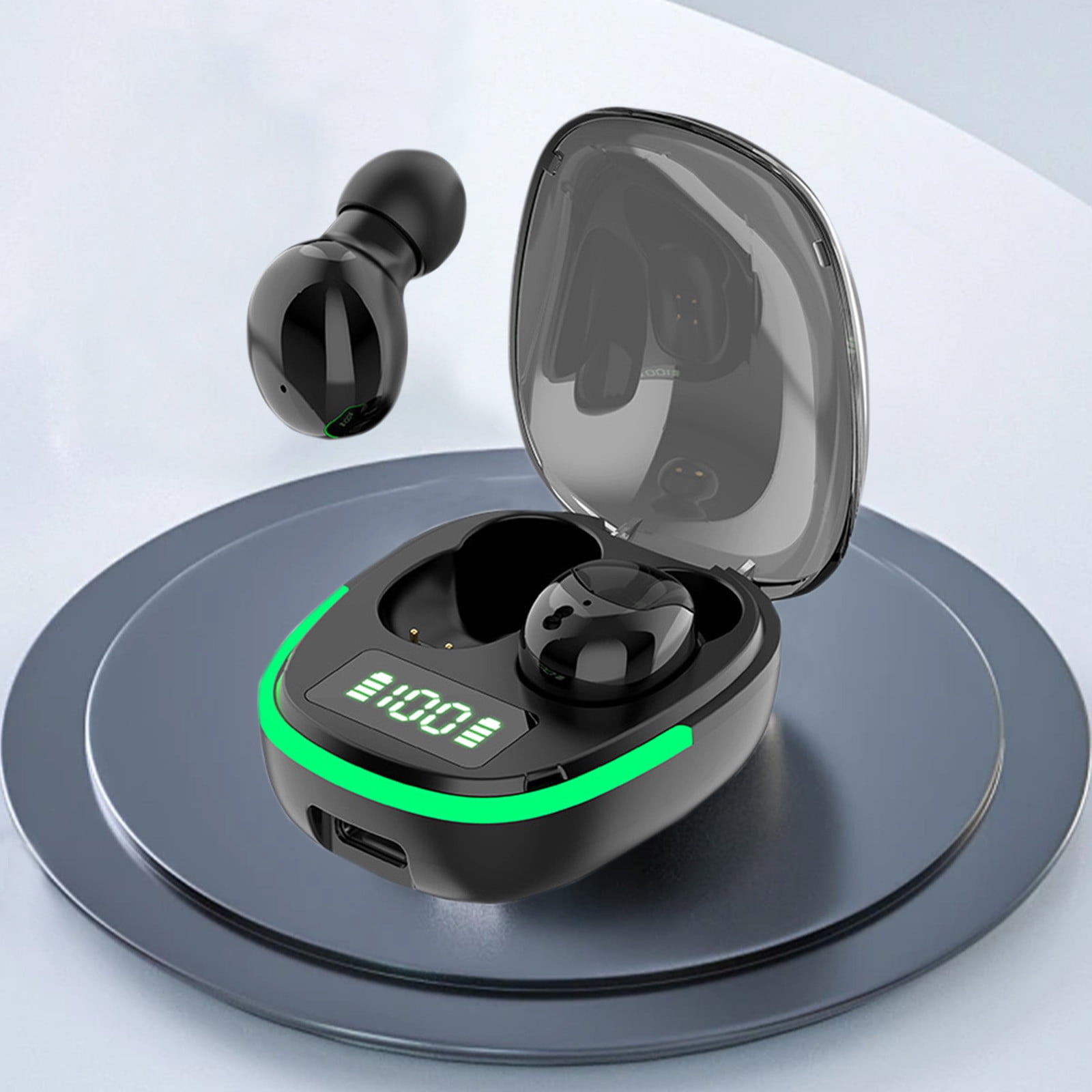 Lzobxe Bluetooth Earbuds Ture Wireless Bluetooth Headset 5.3 In Ear LED ...