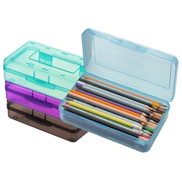 Sterilite Kids School Supply Case: Small, Stackable, Rectangular Pencil ...