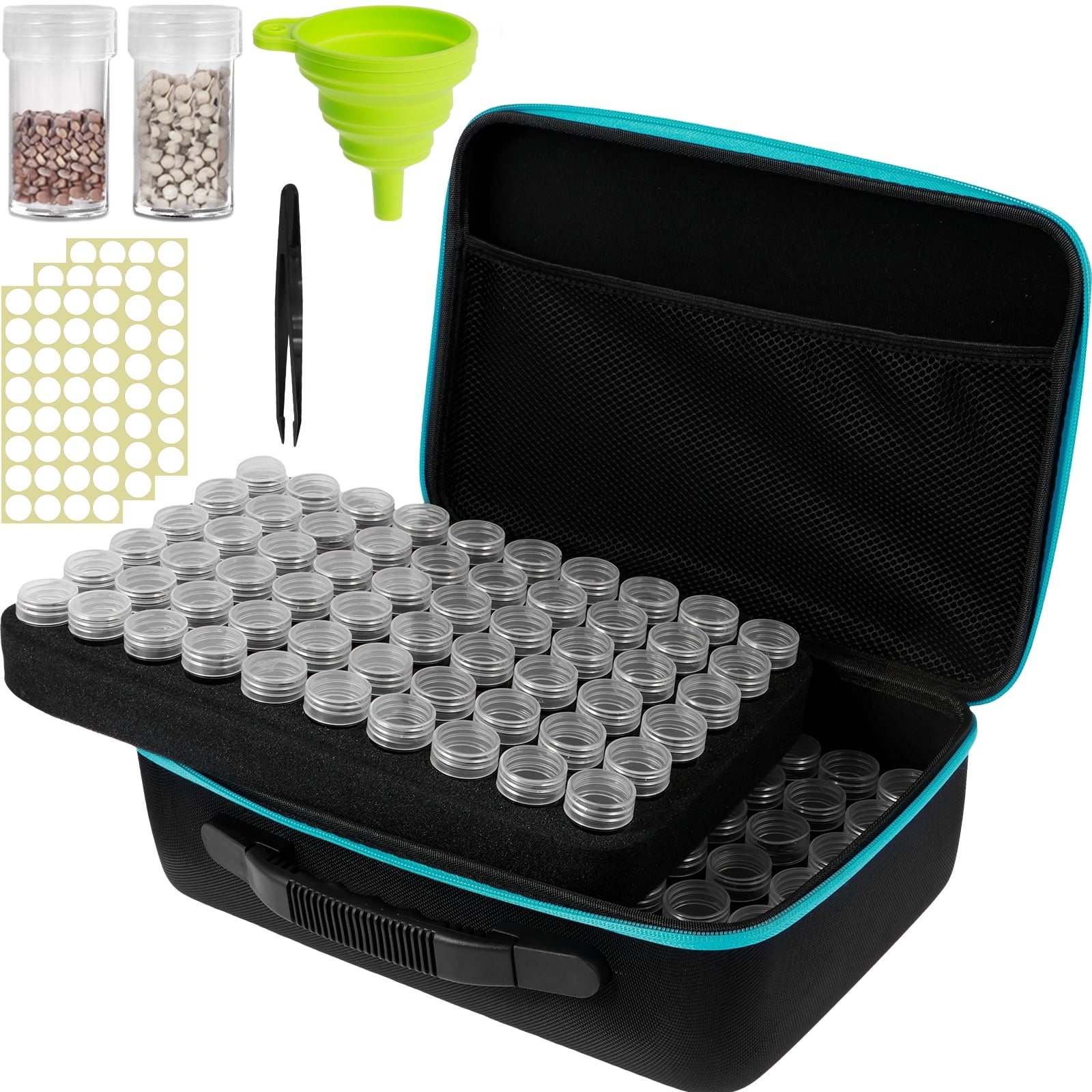 Lzvxtym 120 Slots Seed Storage Organizer Clear Seed Storage Container ...