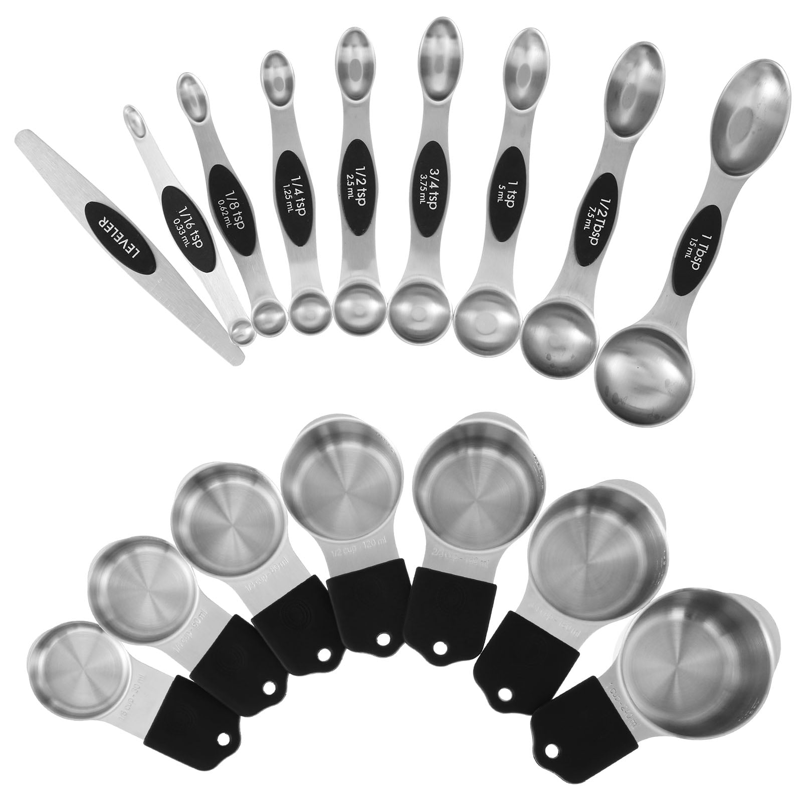 Lzvxtym 16Pcs Measuring Cup Spoon Set Magnetic Measuring Cups and ...