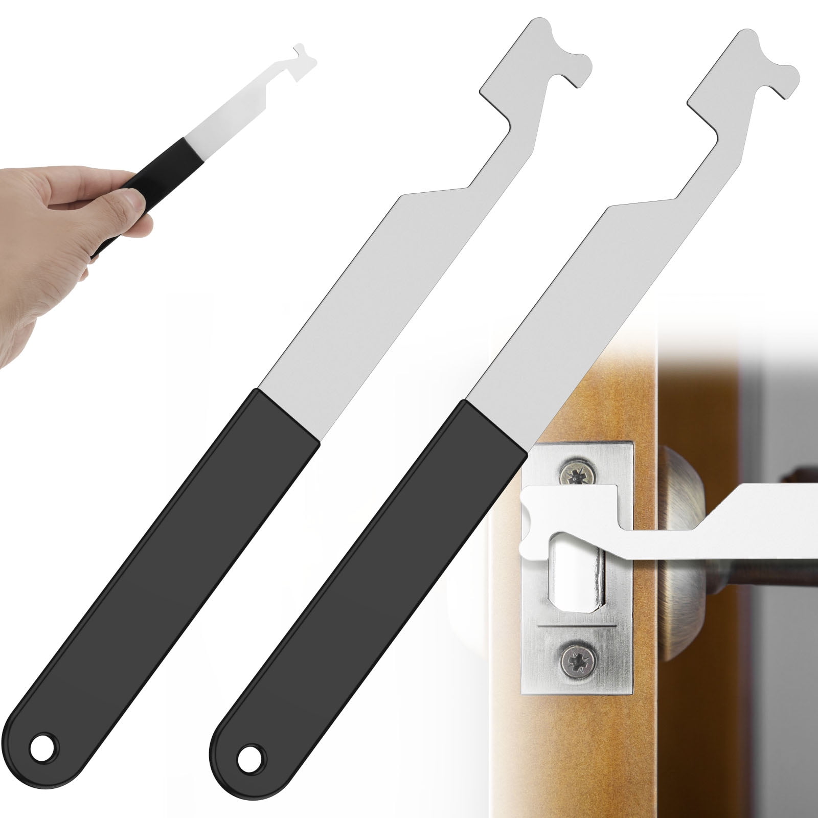 Lzvxtym 2Pcs Firefighter Tool Stainless Steel Firefighter Multitool Pry ...