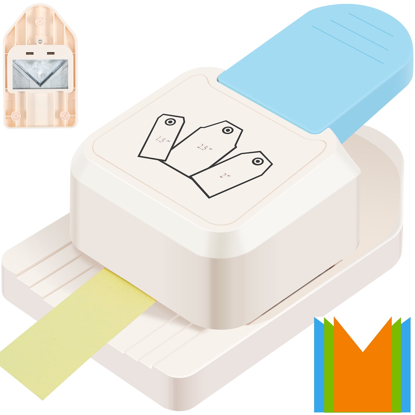 Lzvxtym 3 in 1 Craft Tag Punch Paper Craft Tag Punch Gift Tag Paper ...