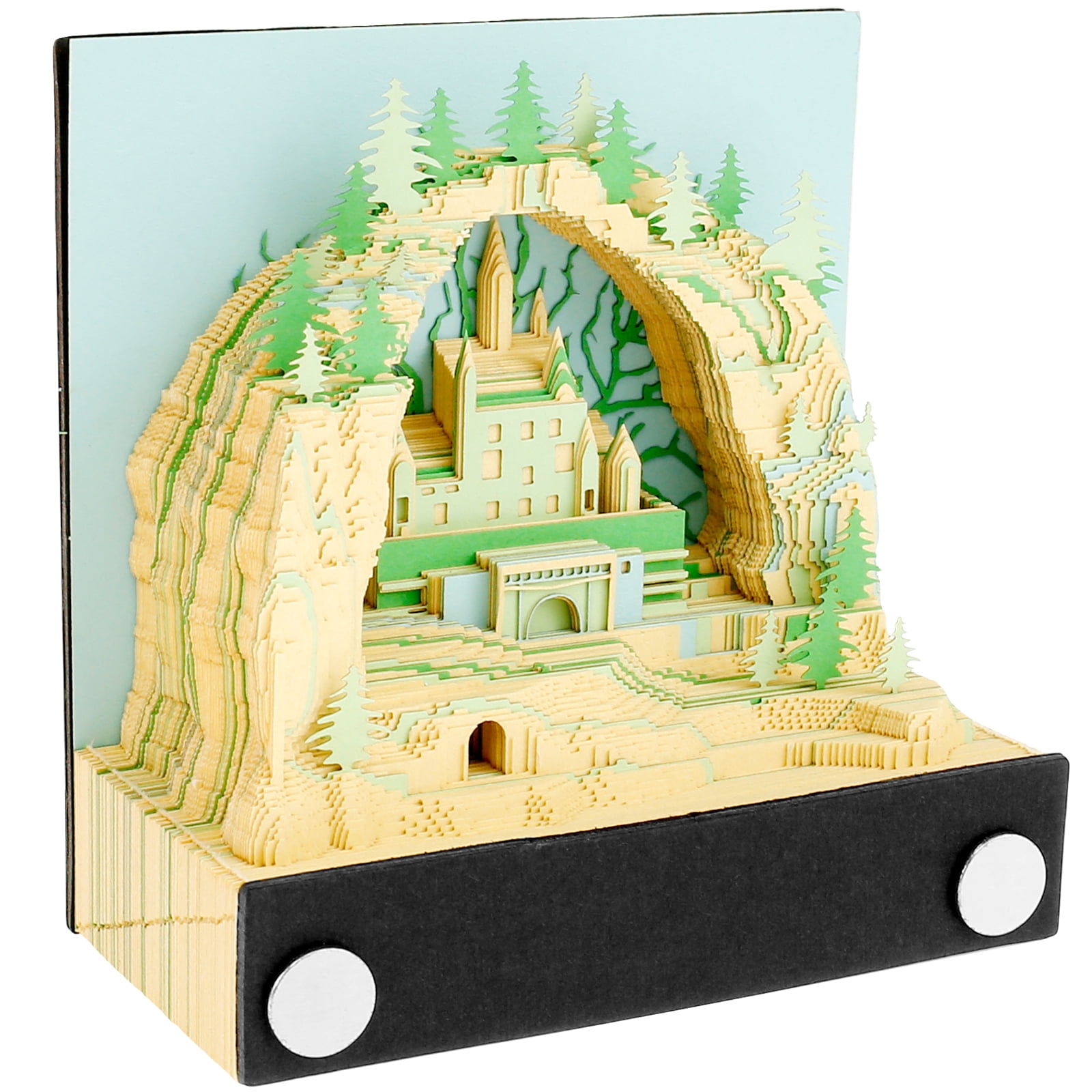 Lzvxtym 3D Memo Pad,3D Note Pad,DIY 3D Memo Pad,3D Art Notepad,with Pen ...