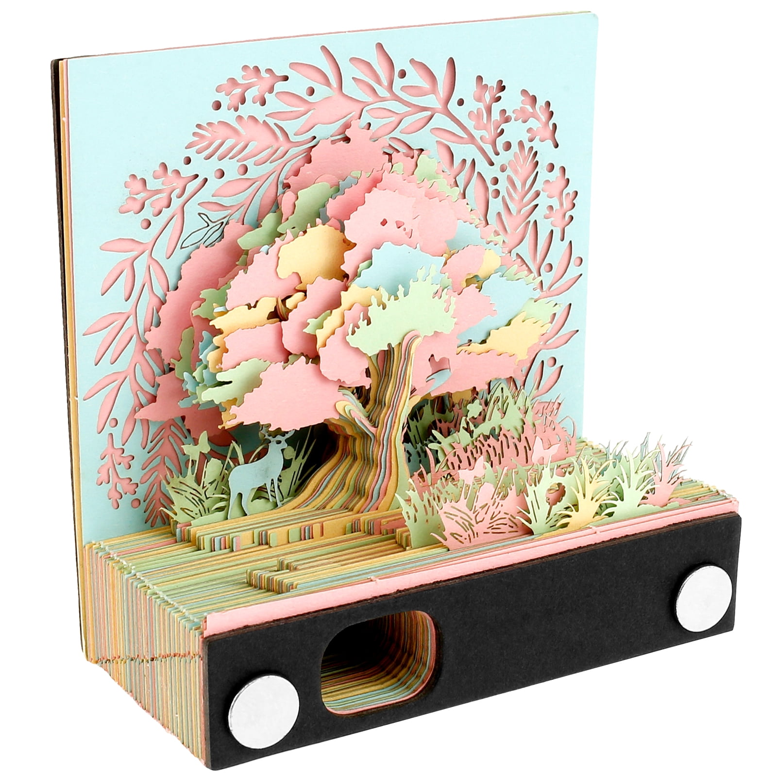 Lzvxtym 3D Memo Pad,3D Note Pad,DIY 3D Memo Pad,3D Art Notepad,with Pen ...