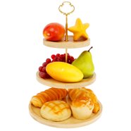 Creative Co-Op Elegant Modern 2-Tiered Tray, Cake Stand or Desert Serve ...