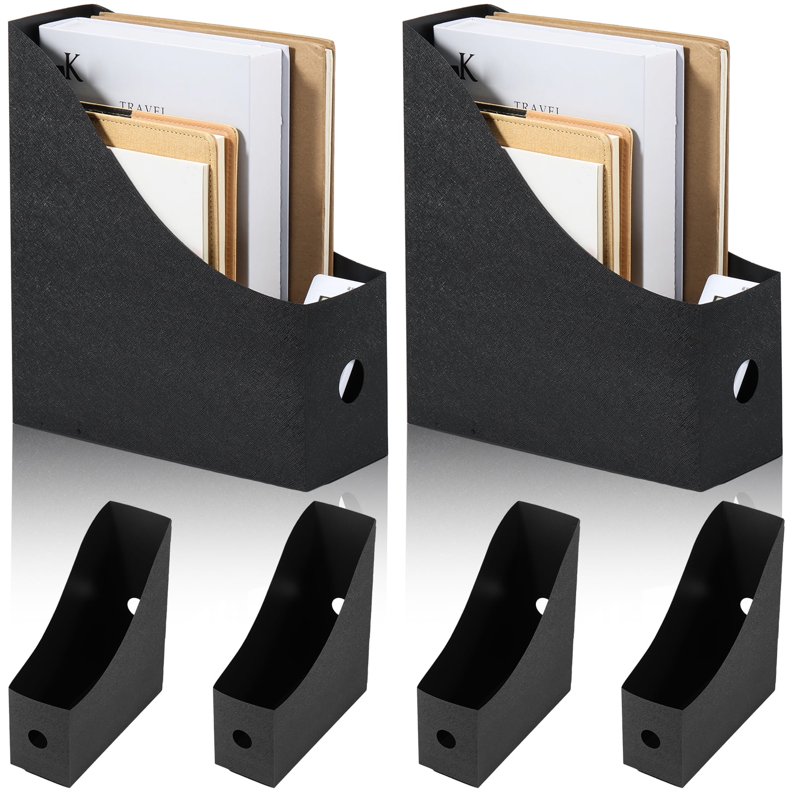 Lzvxtym 6Pcs Magazine File Holder Vertical File Holder Large Capacity ...