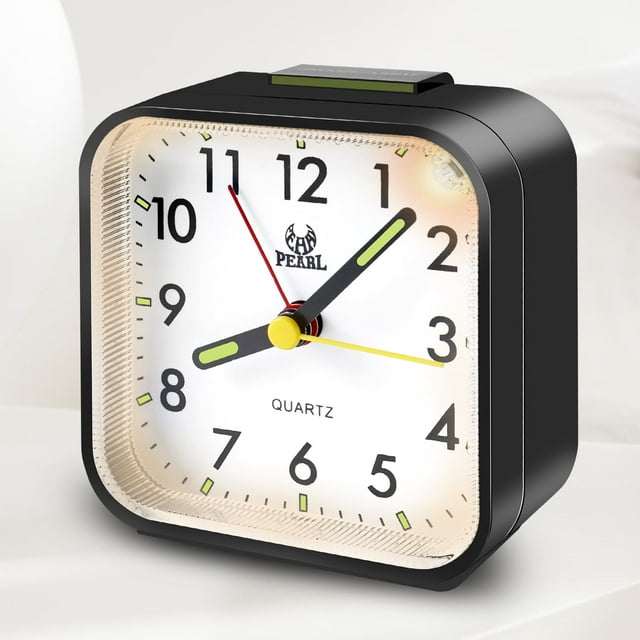Lzvxtym Alarm Clock No Ticking Alarm Clock Dual Alarm Clock Silent ...