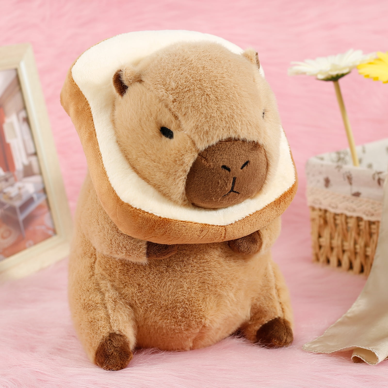 Lzvxtym Capybara Plush Toy 12inch Cute Capybara Stuffed Toy Ultra-Soft ...