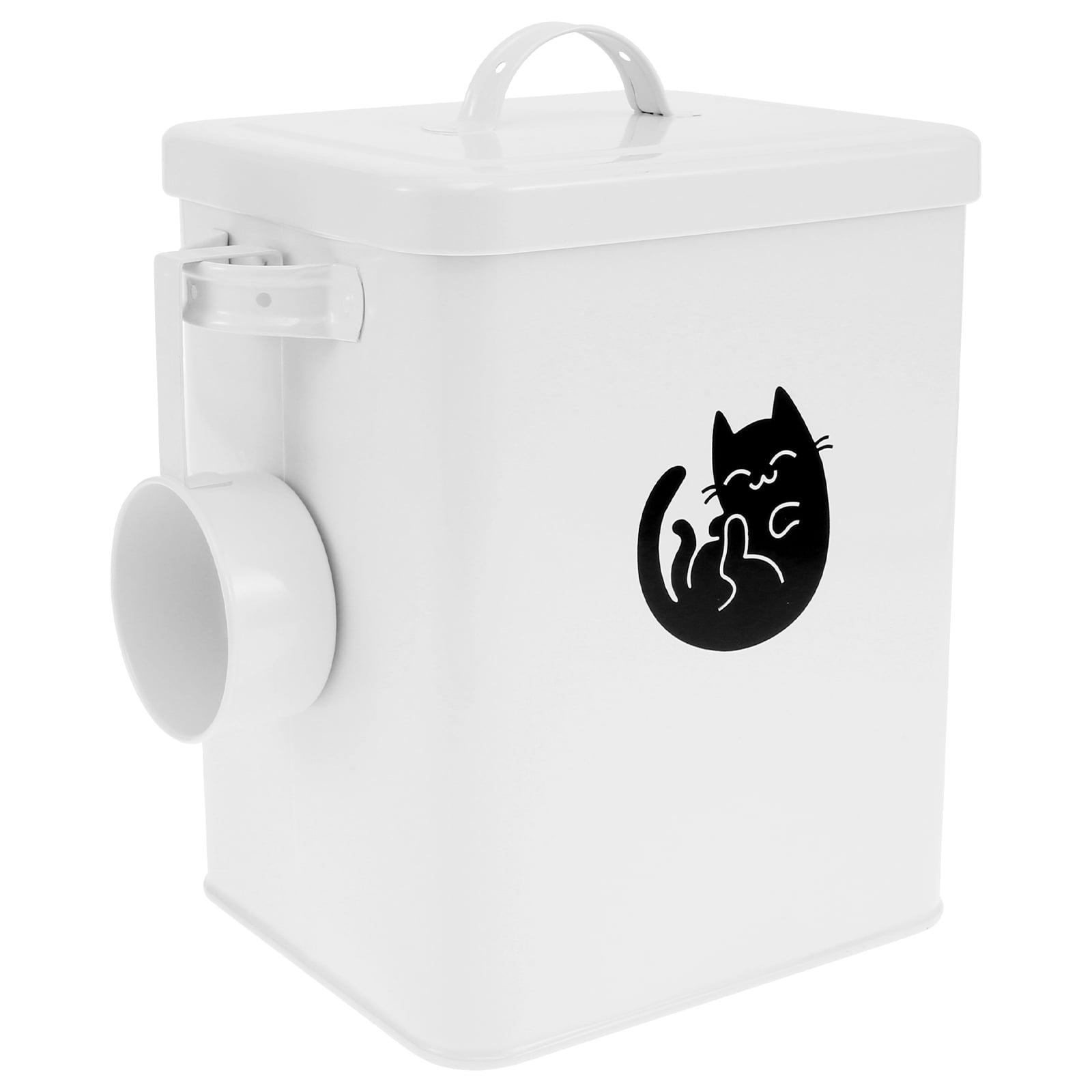 Lzvxtym Cat Food Storage Container,Cat Food Container with Lids and ...