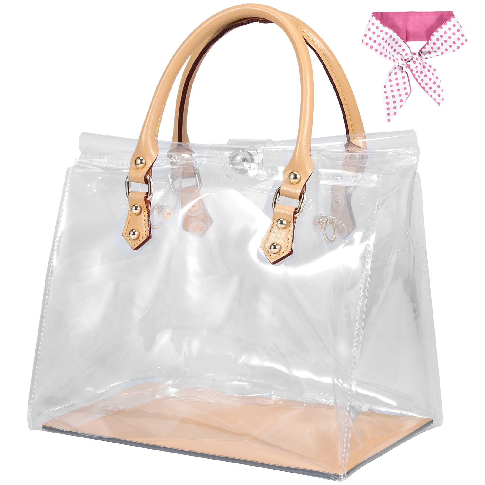 Lzvxtym DIY Tote Bag Set Clear PVC Handbag Making Kit Handmade Handbag ...