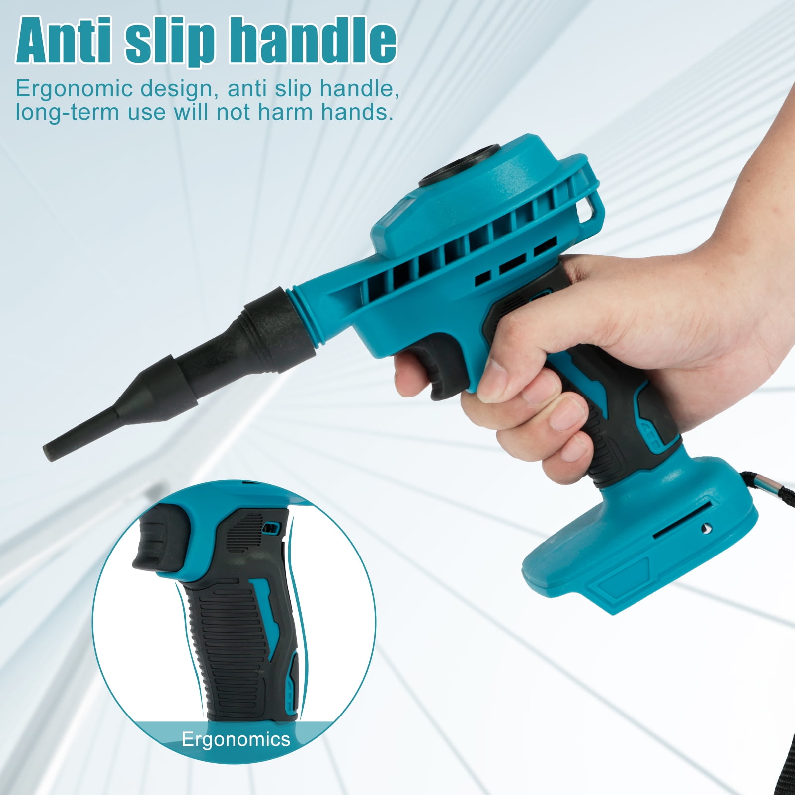 Lzvxtym Electric Air Duster 50W 21V Cordless Lithium Electric Dust ...