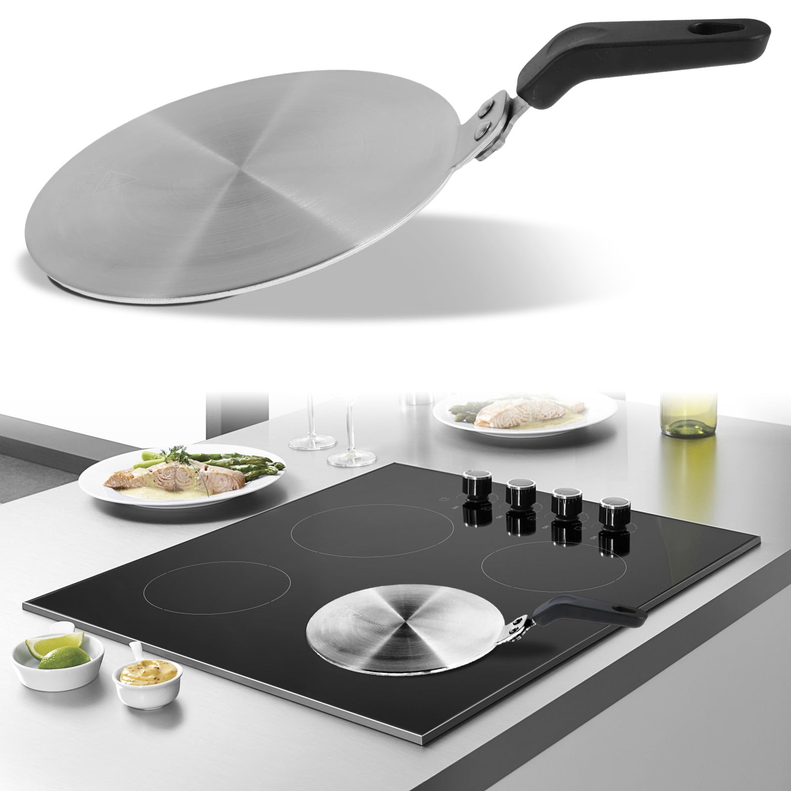 Lzvxtym Heat Diffuser for Gas Stovetop, 7.9 Inch Stainless Steel ...