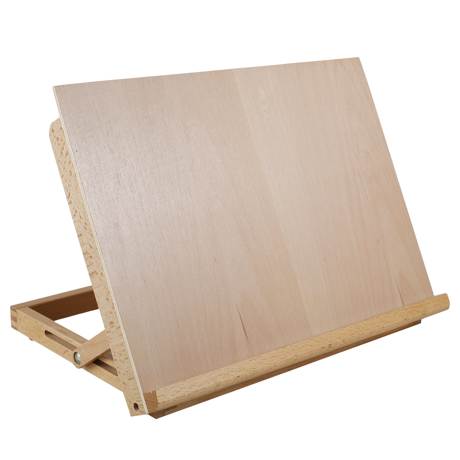 Lzvxtym Large Drawing Board Easel Solid Beech Wood Tabletop Painting ...