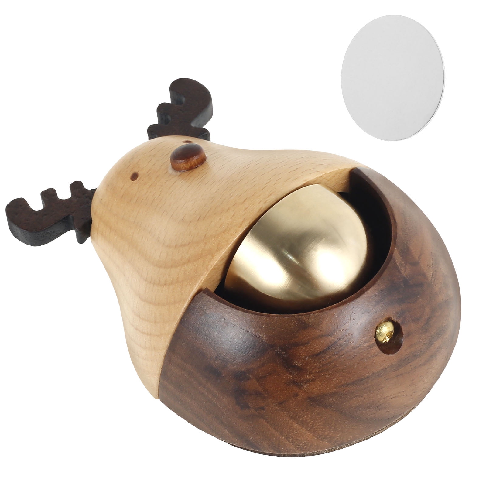 Lzvxtym Magnetic Doorbell Handmade Wooden Door Chime Decorative ...