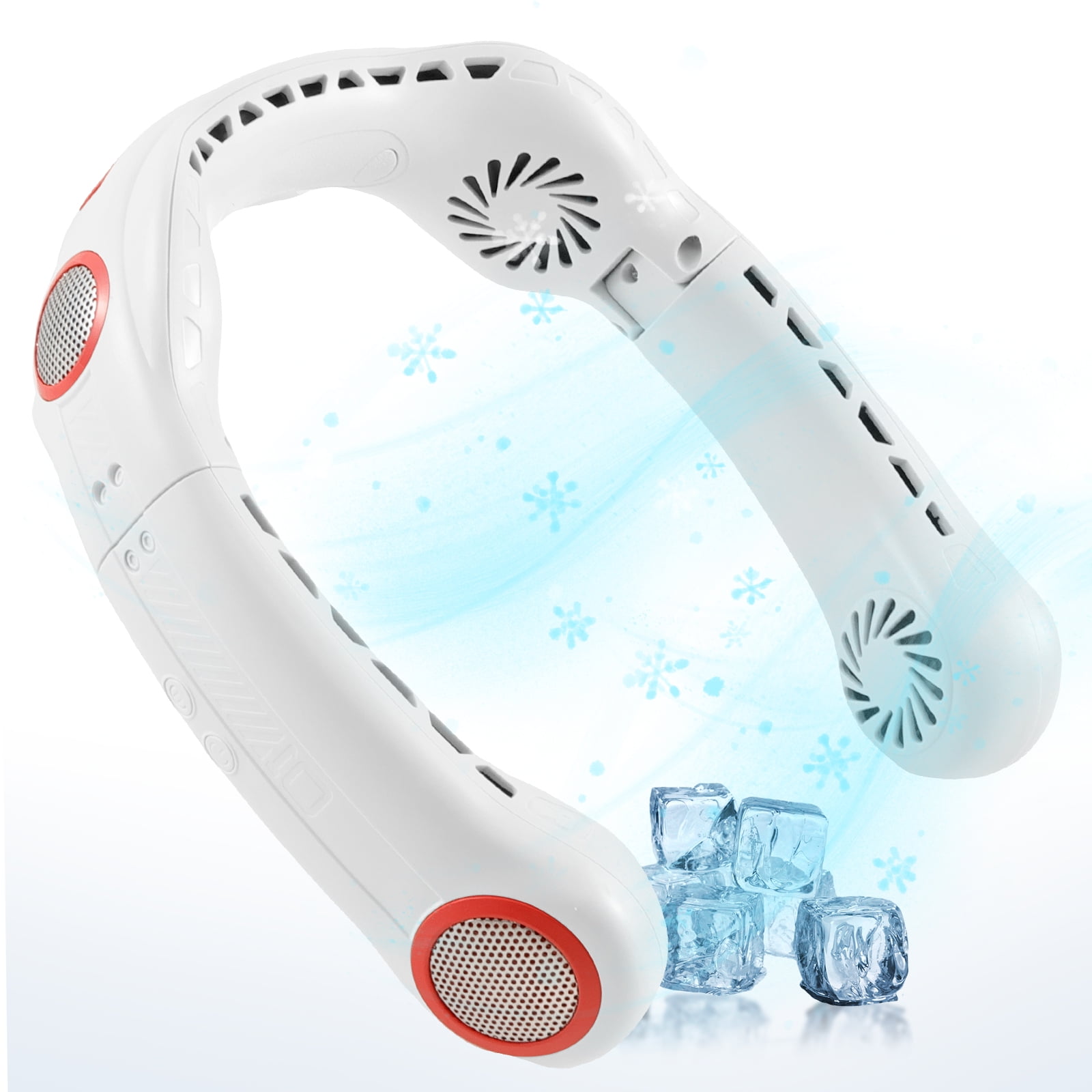 Lzvxtym Portable Neck Fan, Hands Free Bladeless Fan Wearable Quiet Neck ...