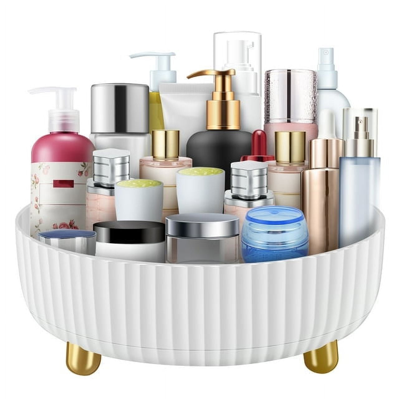 Lzvxtym 360° Rotating Organizer, Lazy Susan Turntable for Makeup ...
