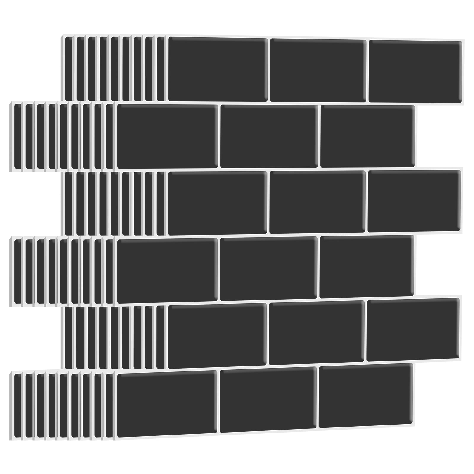Lzvxtym Upgrade Thicker Peel and Stick Wall Tiles Stickers for Kitchen ...