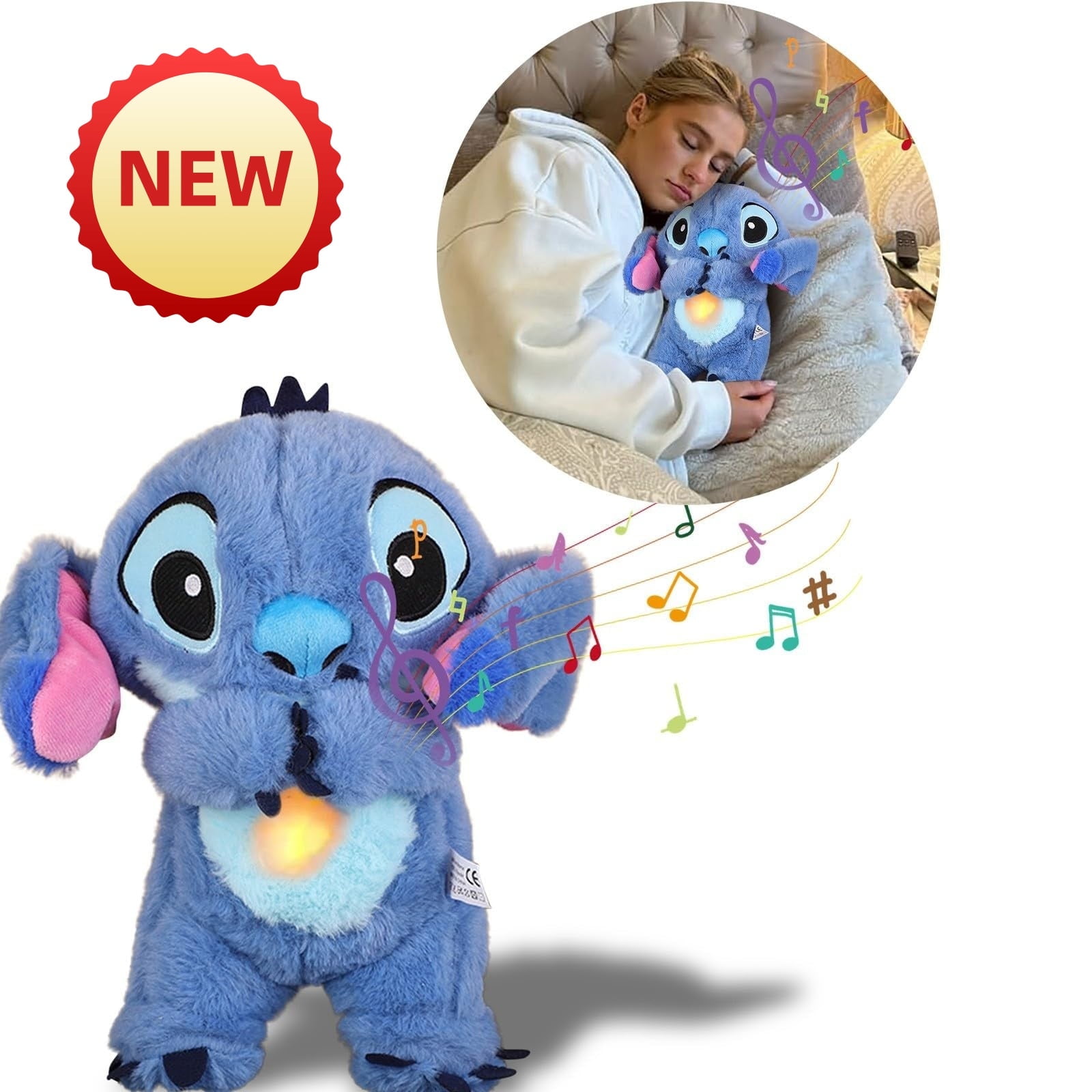 LzyK Calming Relief Plush Toys, Breathing Anxiety Relief Plush Toy ...